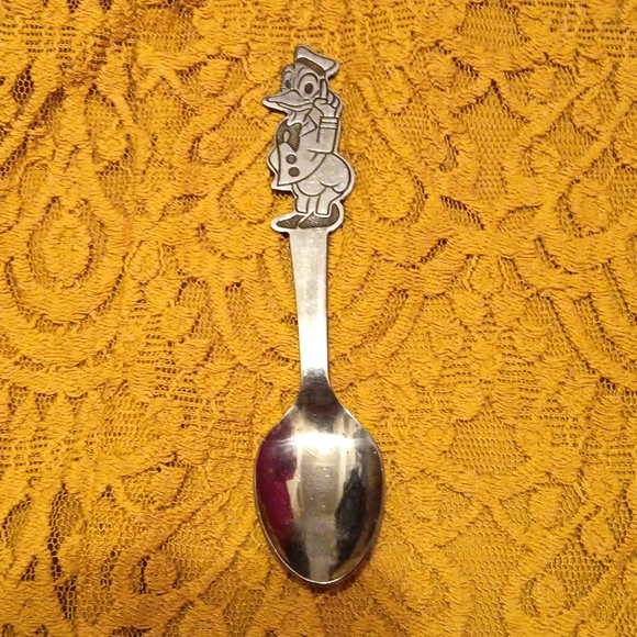 Disney | Dining | Disney Donald Duck Spoon Vintage | Poshmark